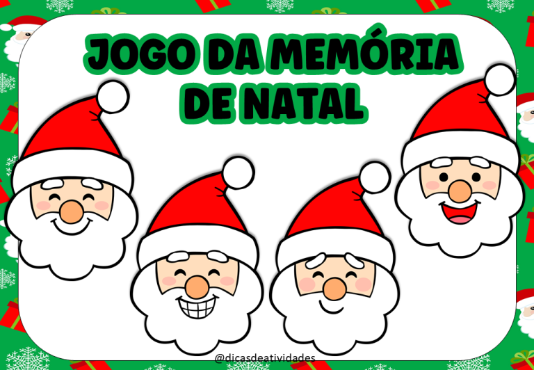 JOGO DA MEMÓRIA NATAL – Dicas de Atividades
